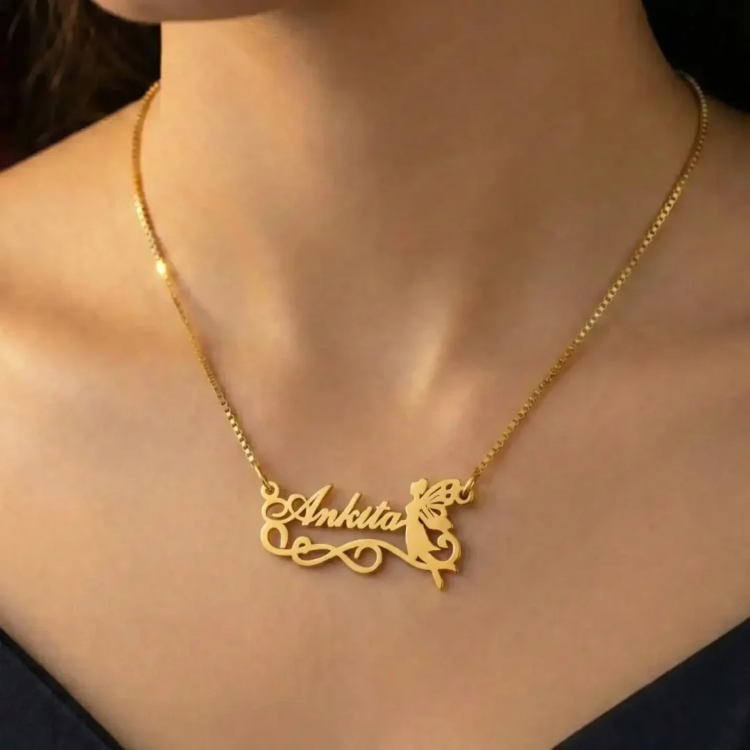 Fairy Angel Name Pendant - Zyka